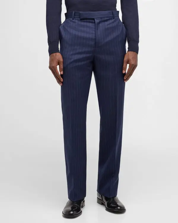 Givenchy Striped Wool Trousers
