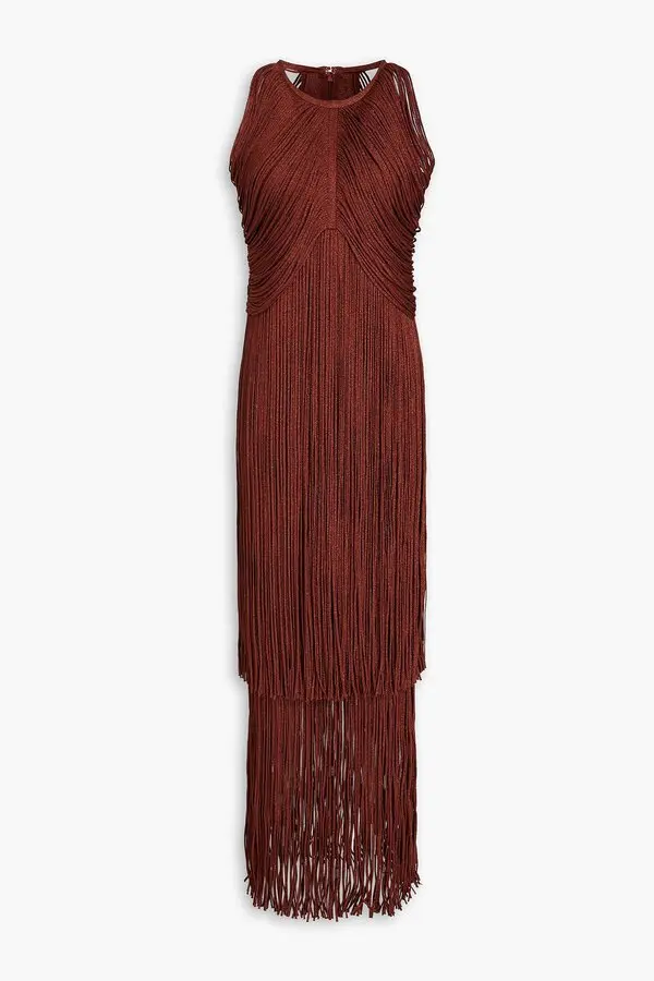 Herve Leger Fringed Bandage Gown
