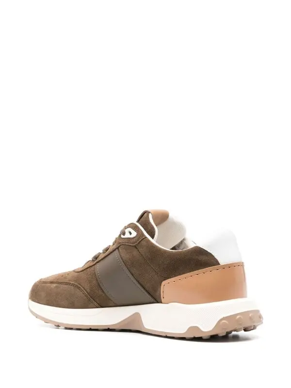 TOD'S Logo-patch Sneakers - Brown