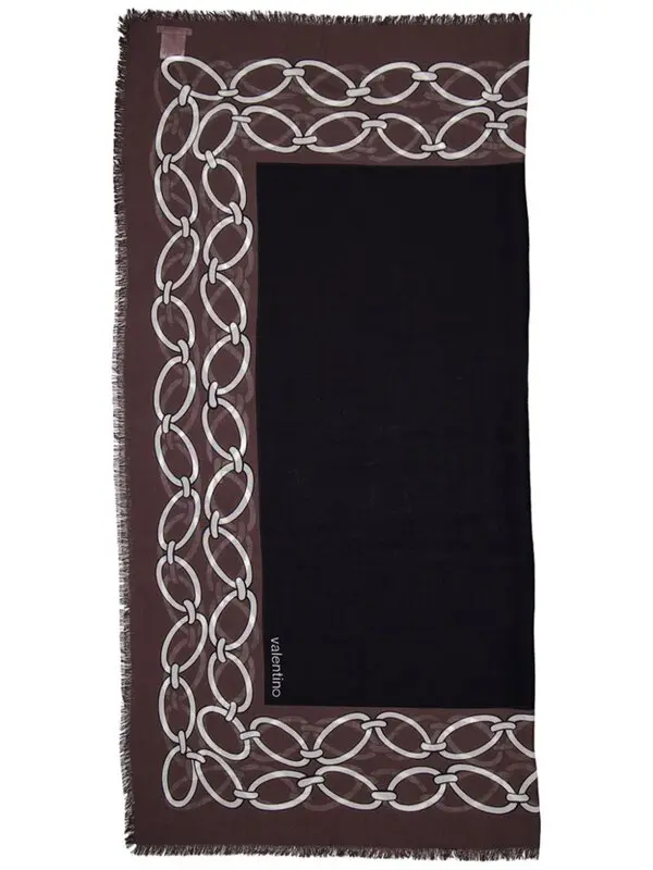 Valentino Garavani Chain Link-print Shawl