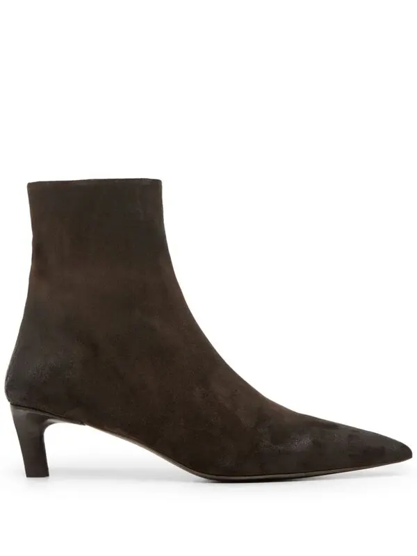 Marsèll Pointed-toe Suede Ankle Boots