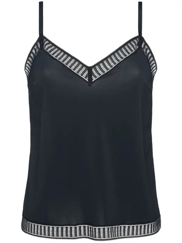 ERES Sandra Graphic V-neck Camisole - Blue