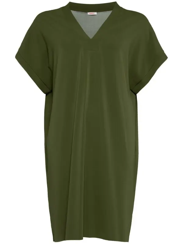 ERES Tali V-neck Tunic Dress - Green
