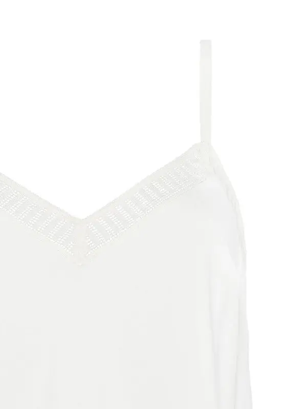 ERES Sandra Graphic V-neck Camisole - White