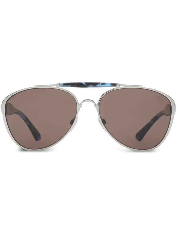 Burberry Sunglasses with Brown and Silver Tones Burberry BE4251Q M (53 - 20) with Brown lenses and Brown  main image 3