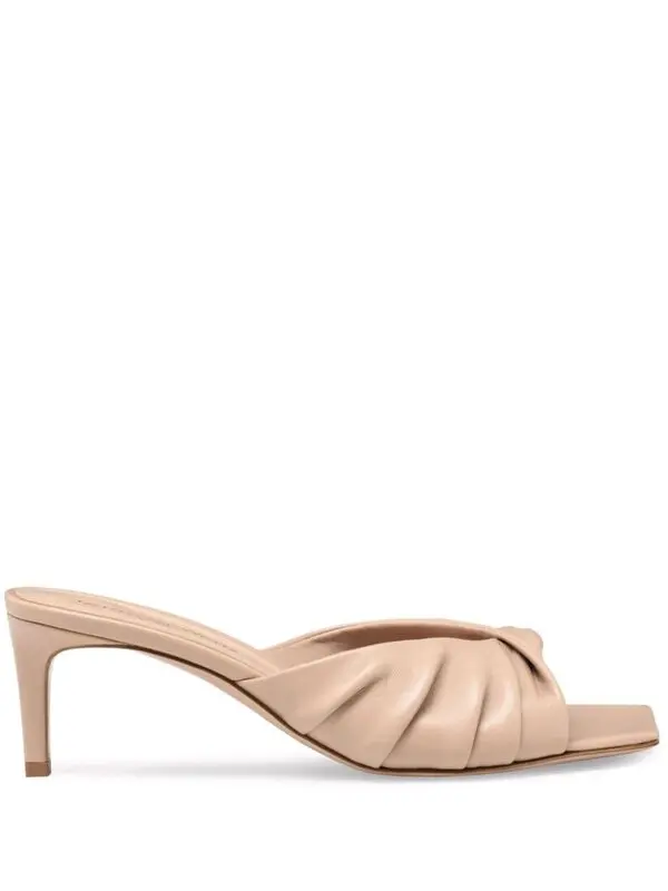GIANVITO ROSSI 55mm Selene Mules - Neutrals