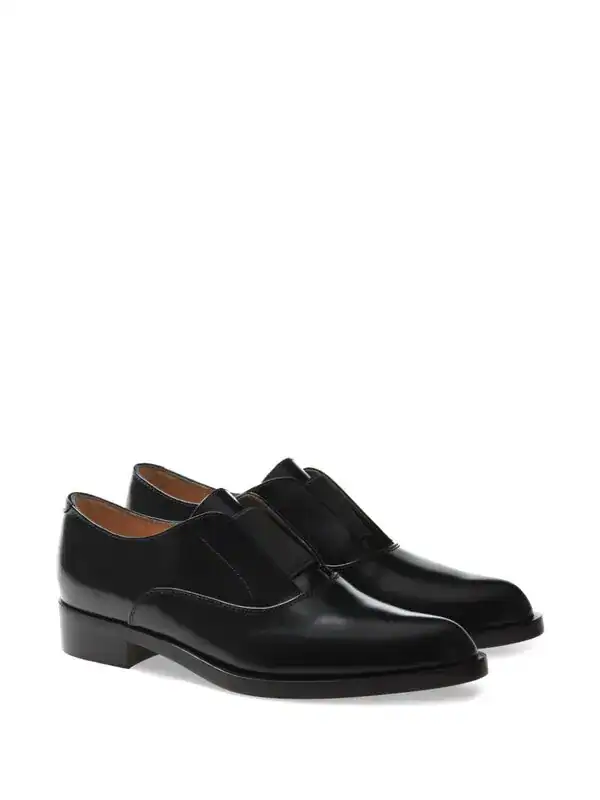 Gianvito Rossi Baxter Oxfords In Black 50% Off Editorialist