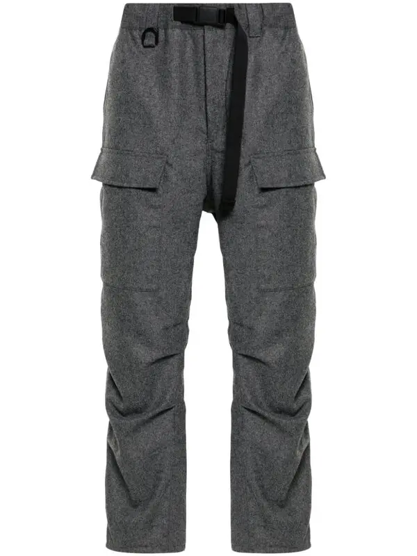 Y3 Flannel Cargo Trousers - Grey