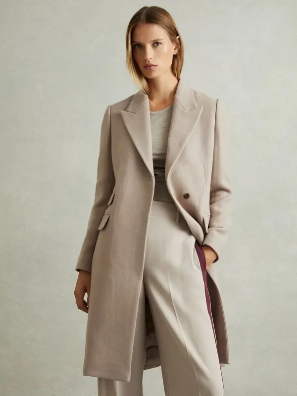 REISS Louis Petite Wool-blend Coat