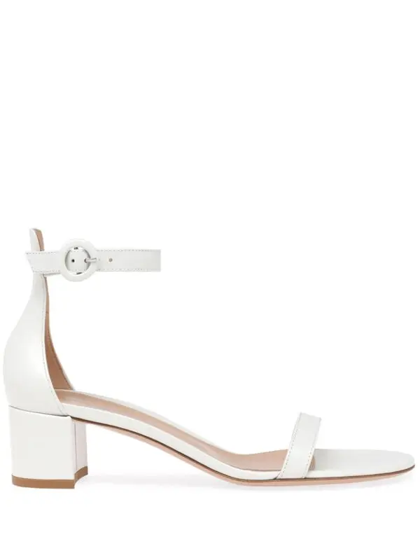 GIANVITO ROSSI 45mm Gaeta Sandals - White