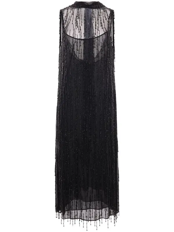 Blumarine Beaded Halterneck Dress