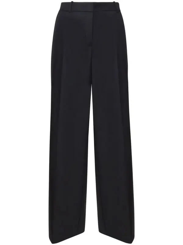 Pinko Wide-leg Flannel Trousers