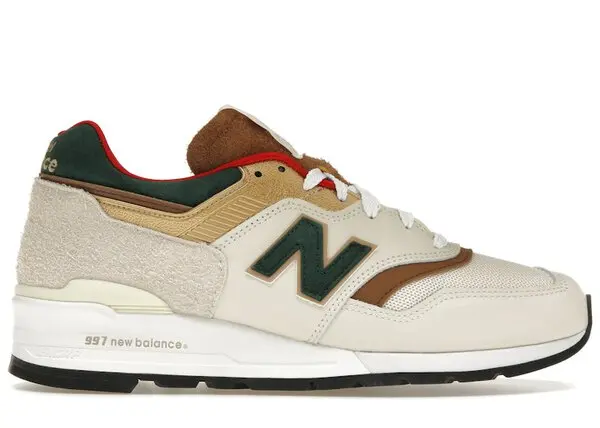 NEW BALANCE 997 Miusa Teddy Santis Paris - Beige/green/brown