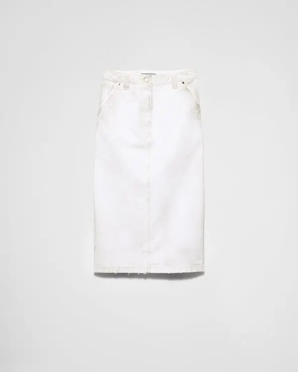 Prada Canvas Pencil Skirt