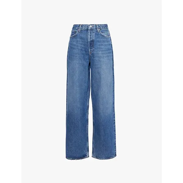 AGOLDE Slung Baggy Wide-leg Denim Jeans - Essence (dk Ind)