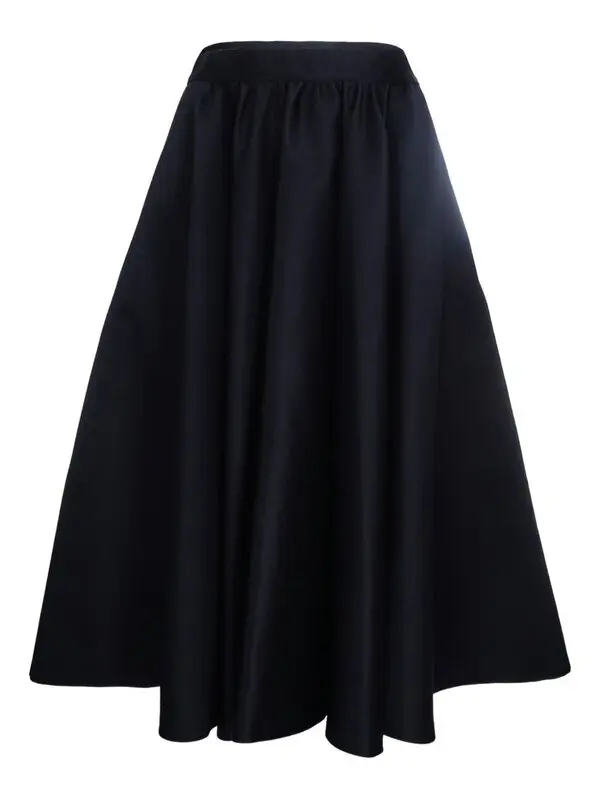 MAX MARA STUDIO Gathered A-line Skirt - Black