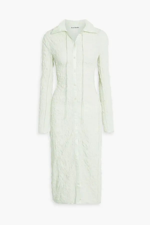 acne shirt dress ACNE STUDIOS Sweden. Striped Cotton Tye Shirt Dress