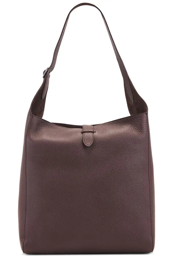 THE ROW Blake Hobo Lux Grain Bag - Acajou Pld