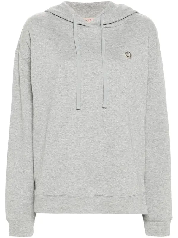 TWINSET Logo-plaque Hoodie