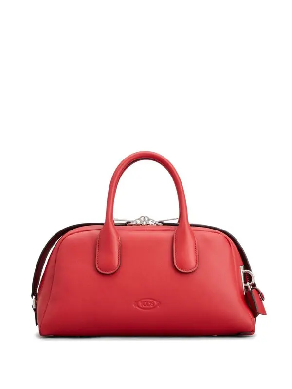 TOD'S Leather Di Tote Bag - Red