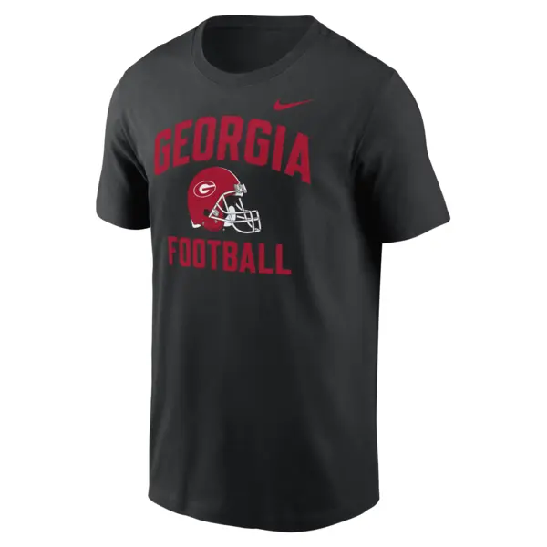 Nike Georgia Bulldogs Campus Football Helmet College T-Shirt
