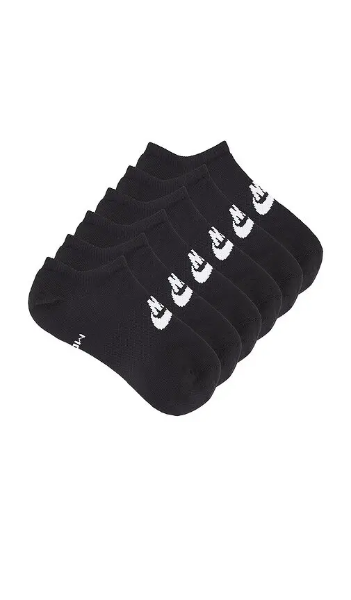 Nike 3-pack No-show Socks - Black & White