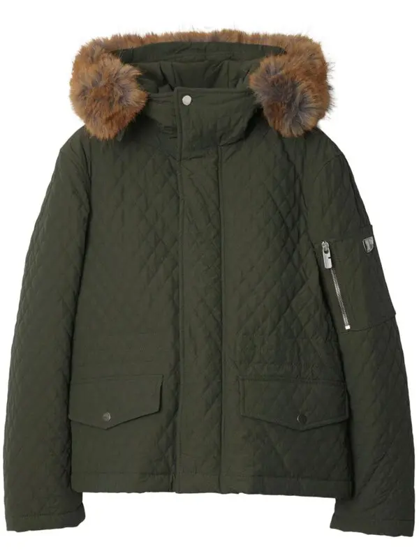 Burberry Quilted Puffer Jacket - Green