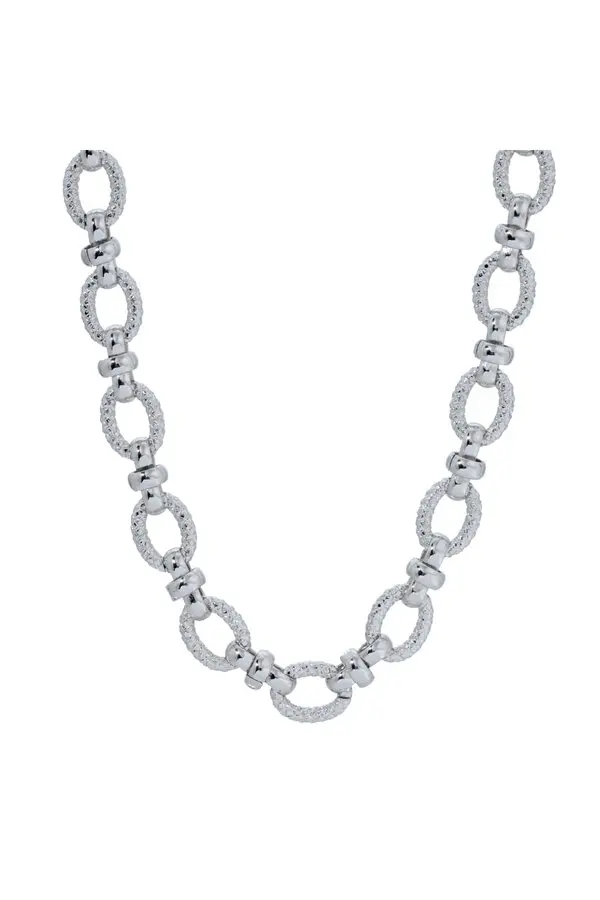 LEEADA Glo Chain Necklace - Silver