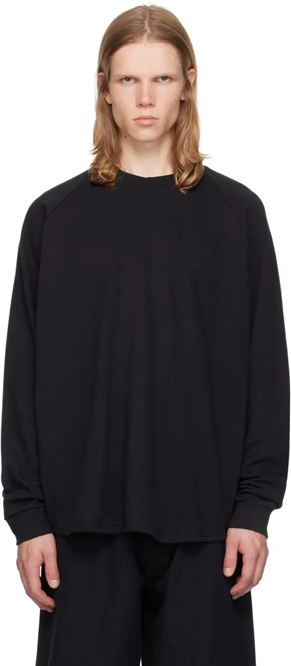 Jan-Jan Van Essche 84 Long Sleeve T-Shirt In Black - 60% Off 