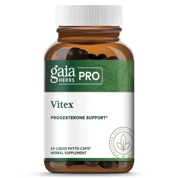 GAIA HERBS PRO Vitex Progesterone Support 60 Capsules