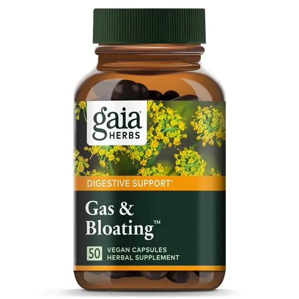 GAIA HERBS PRO Gas And Bloating 50 Capsules