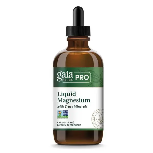 GAIA HERBS PRO Liquid Magnesium With Trace Minerals 4 Ounces