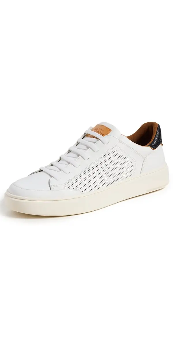 Allen Edmonds Oliver Leather Sneakers - White 100