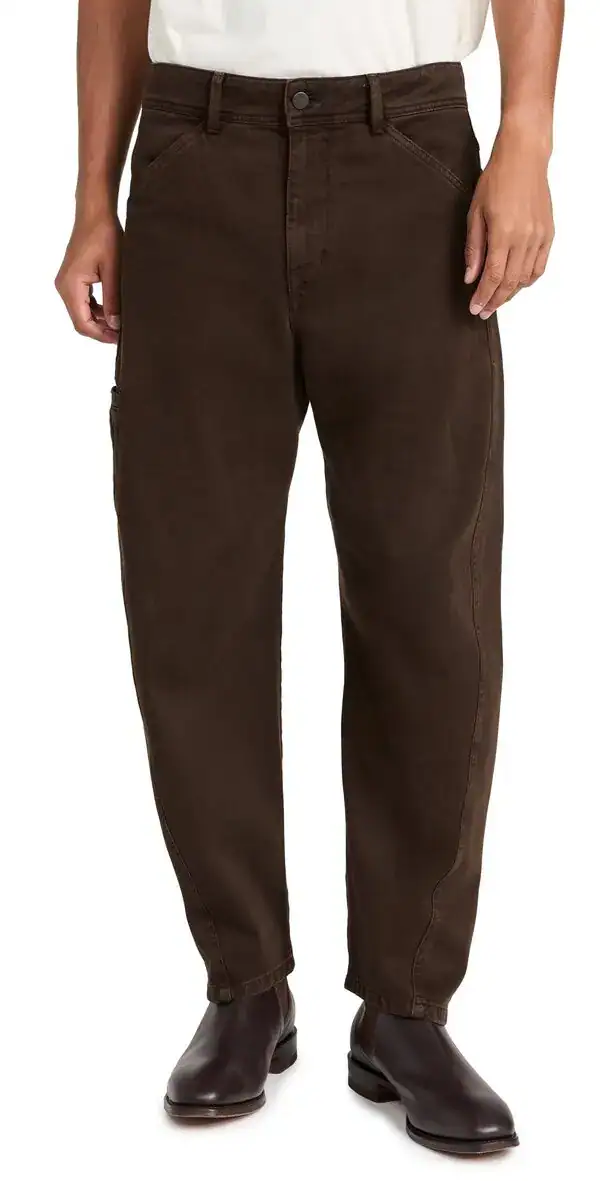 LEMAIRE TWISTED WORKWEAR PANTS ブラウン 48 Lemaire Twisted Workwear Pants In Espresso - 40% Off | Editorialist