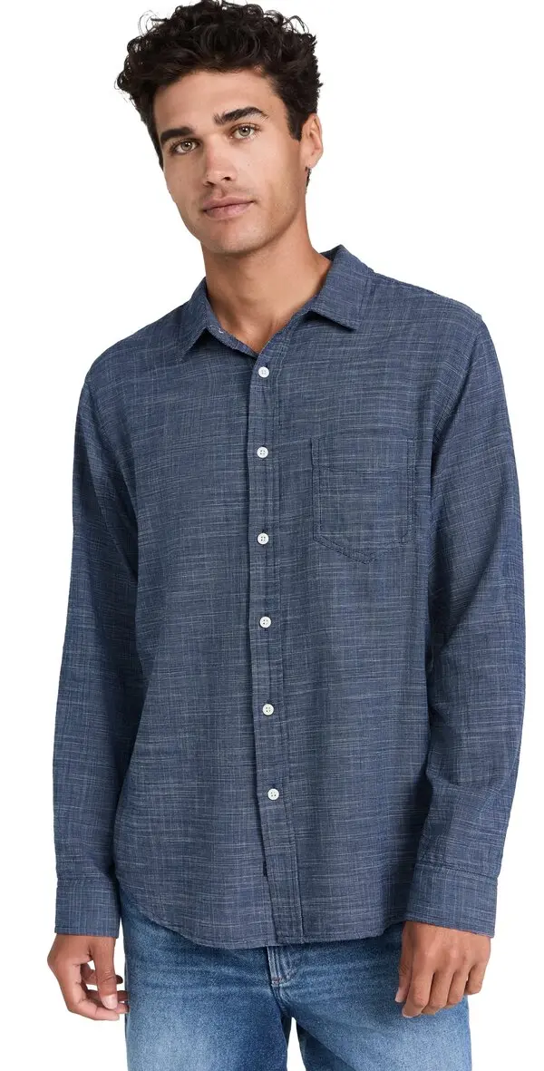 Rails Wyatt Shirt - Navy Etch