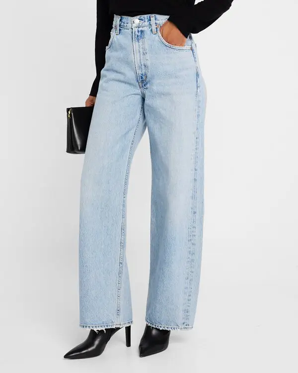 AGOLDE Low Curve Wide Leg Jeans