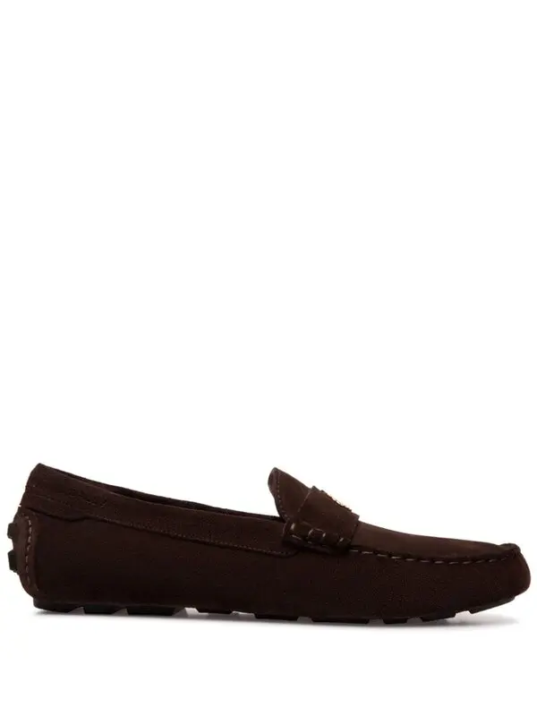 Bally Kerbs Suede Loafers - Brown