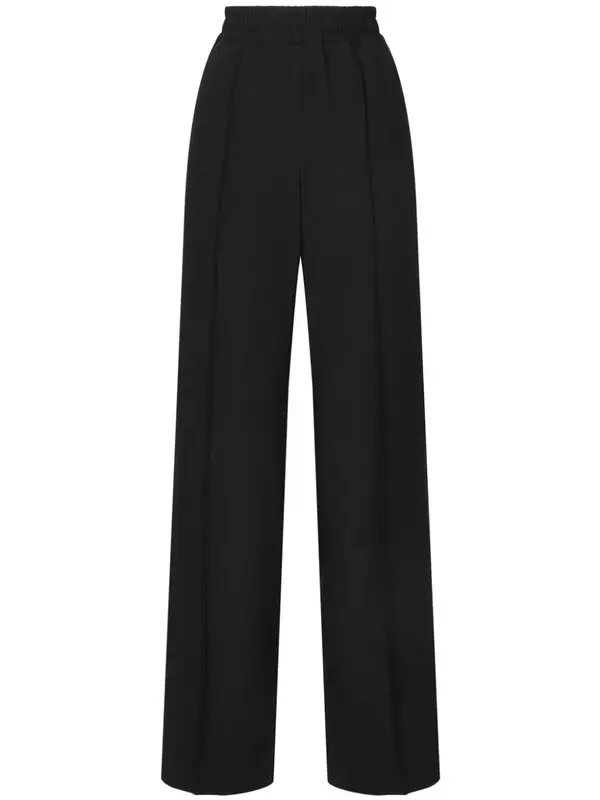 Dolce & Gabbana Pressed-crease Trousers - Black