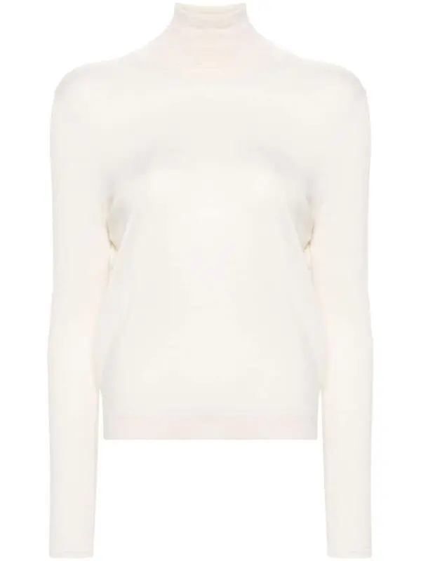 TOM FORD Logo-embroidered Sweater - Neutrals