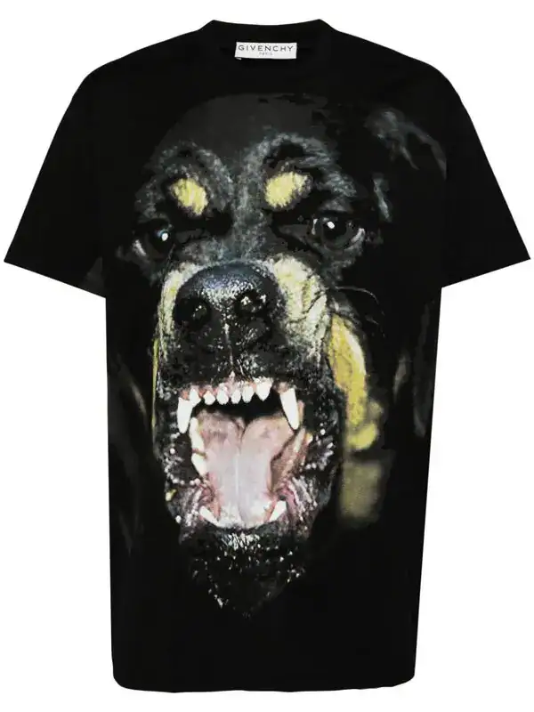 Givenchy Rottweiler Crewneck T-Shirt - Black | Editorialist