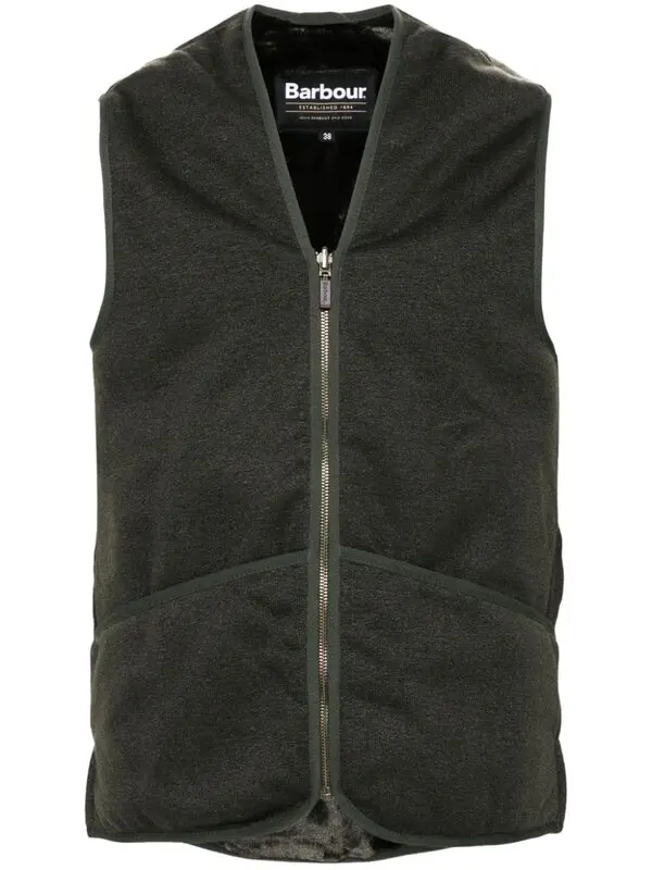 Barbour V-neck Gilet - Green