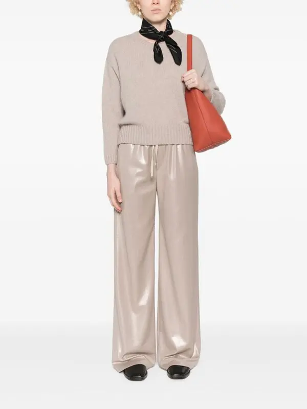 Herno Logo-charm Trousers - Neutrals