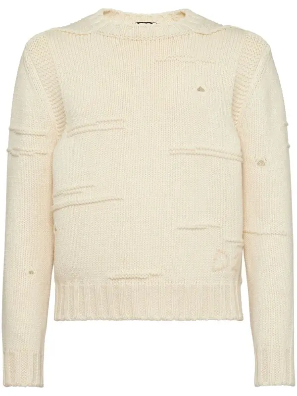 Dsquared2 Embroidered-logo Cotton Jumper