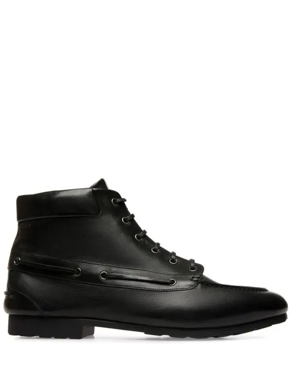 Bally Paphos Leather Boots - Black
