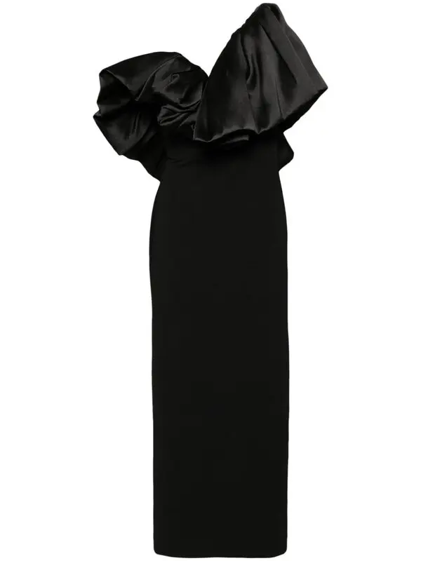 Solace London Cassia Maxi Dress - Black