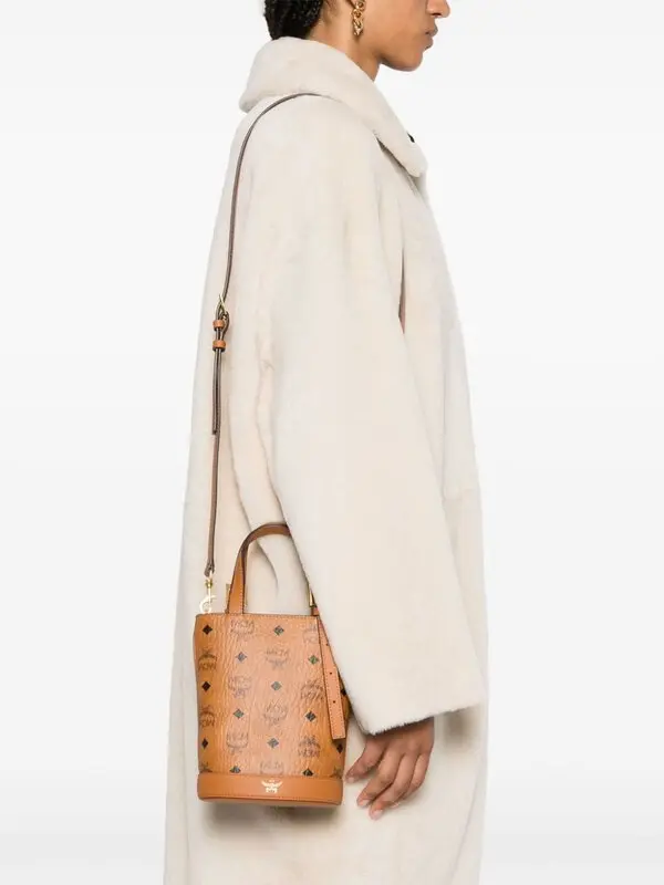Mcm Aren Tote Bag - Brown