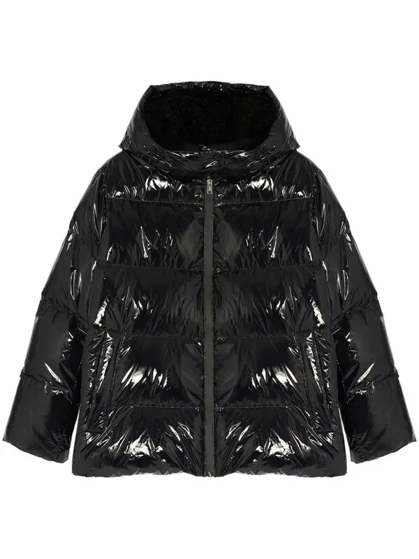 YVES SALOMON Duck-down Padded Jacket - Black