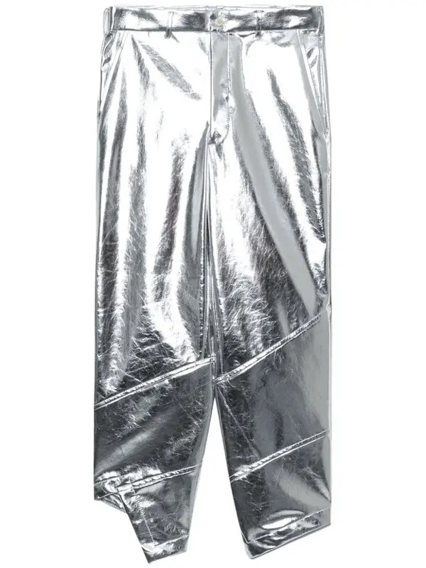 BLACK COMME DES GARÇONS Asymmetric Cropped Trousers