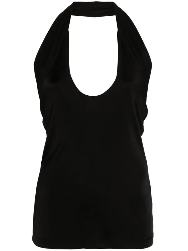 Helmut Lang Dancer Halterneck Top - Black