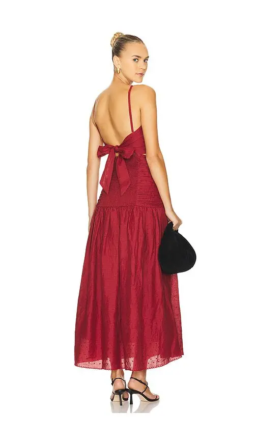 Posse Aurelia Square Neck Dress